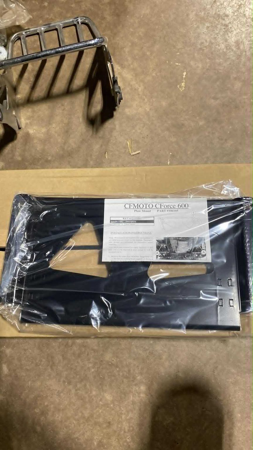 2019-2026 CF MOTO SNOW PLOW MOUNT | Cross Roads Cycle Sales